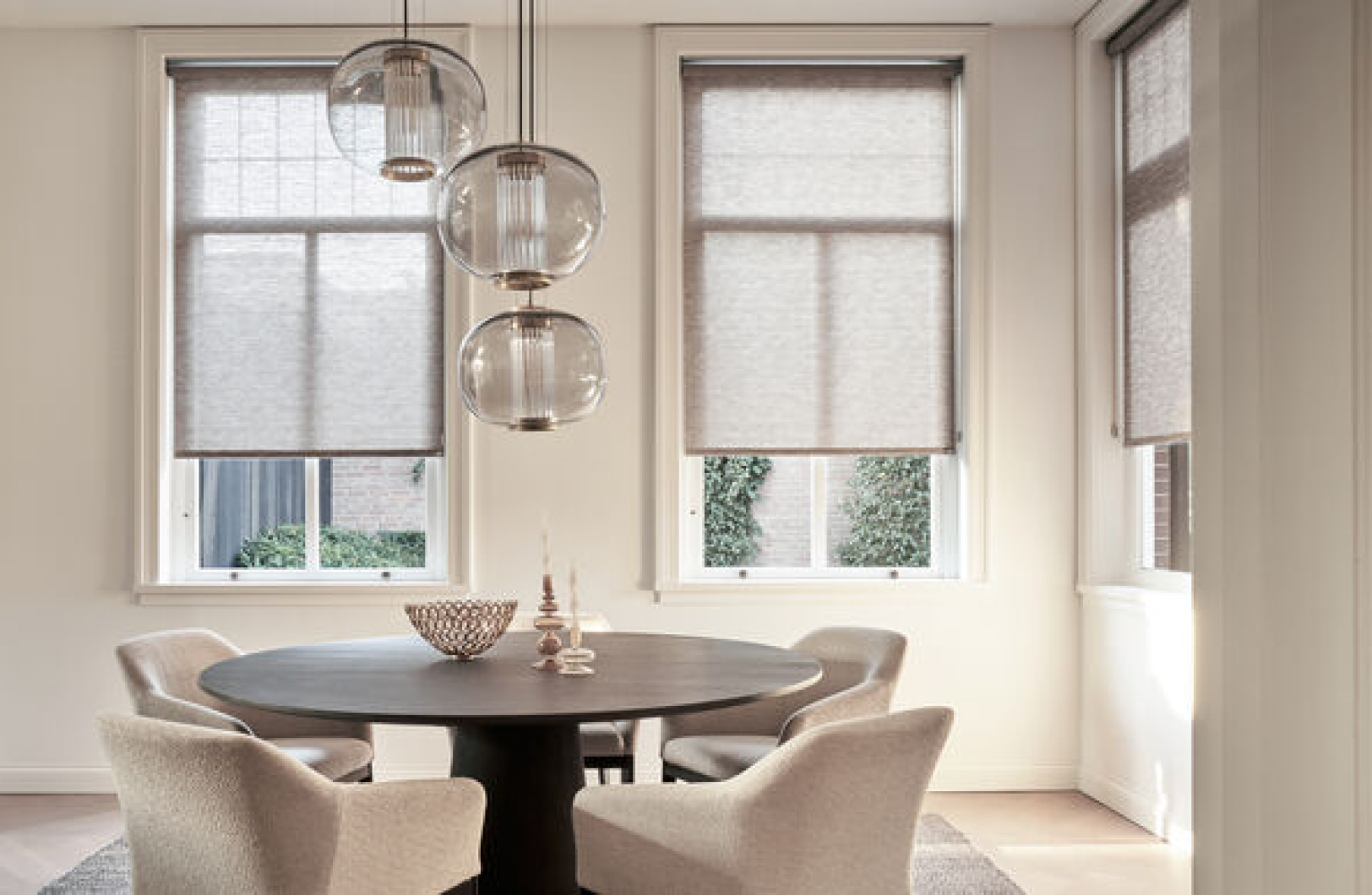 Double rideau sans perçage sur mesure - Heytens