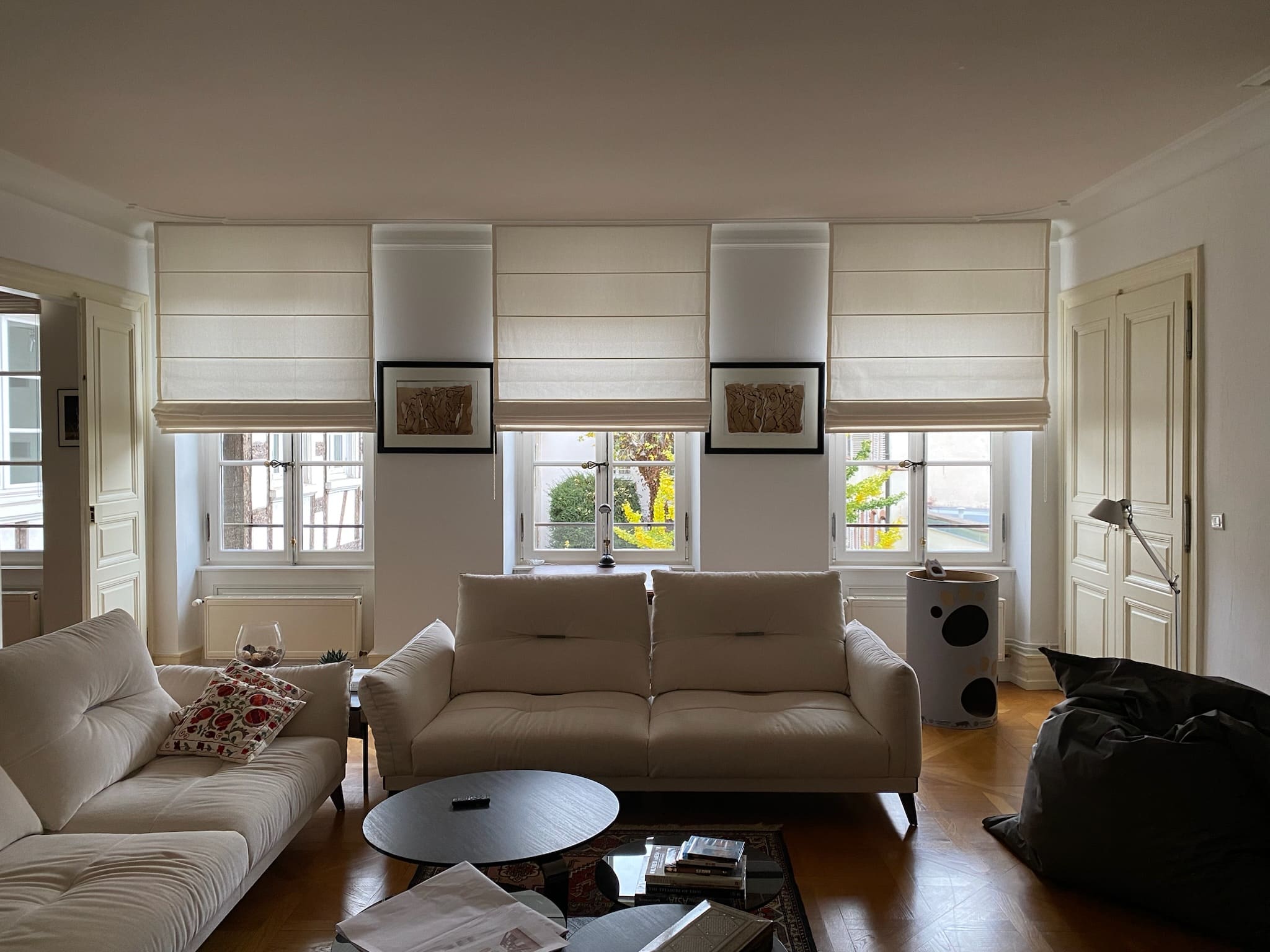 Pose de store bateau écru à Strasbourg - Heytens