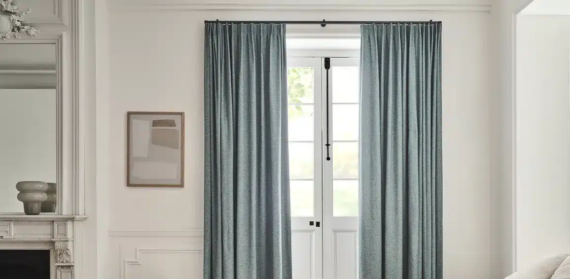 Double rideau sur mesure - Thermique et occultant - Heytens