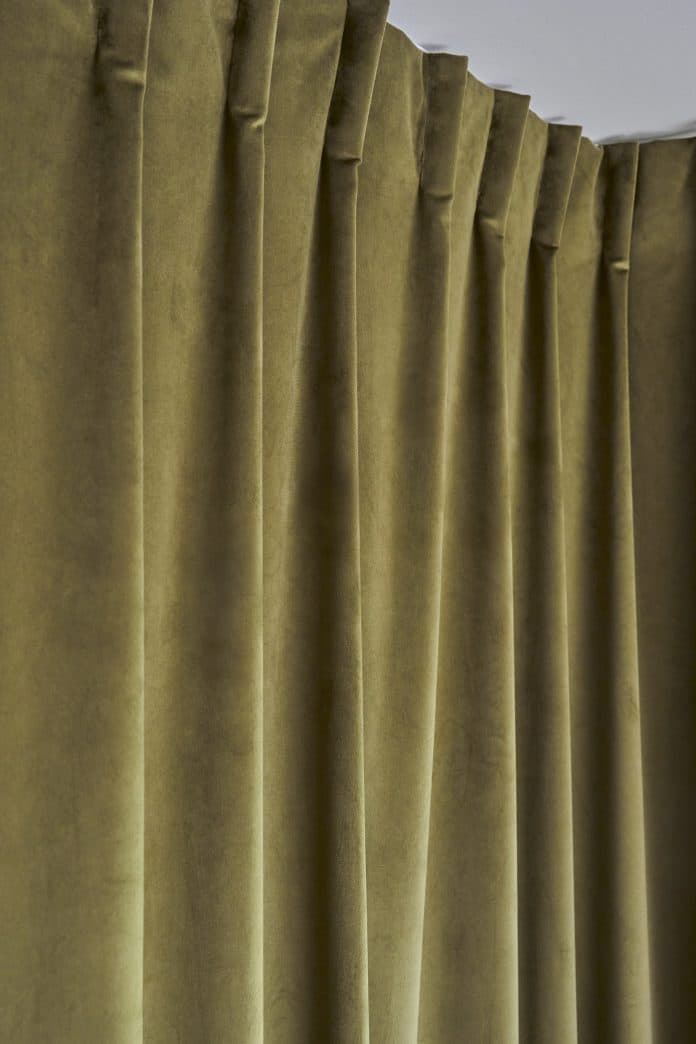 Rideau Venezia vert sur mesure - Heytens